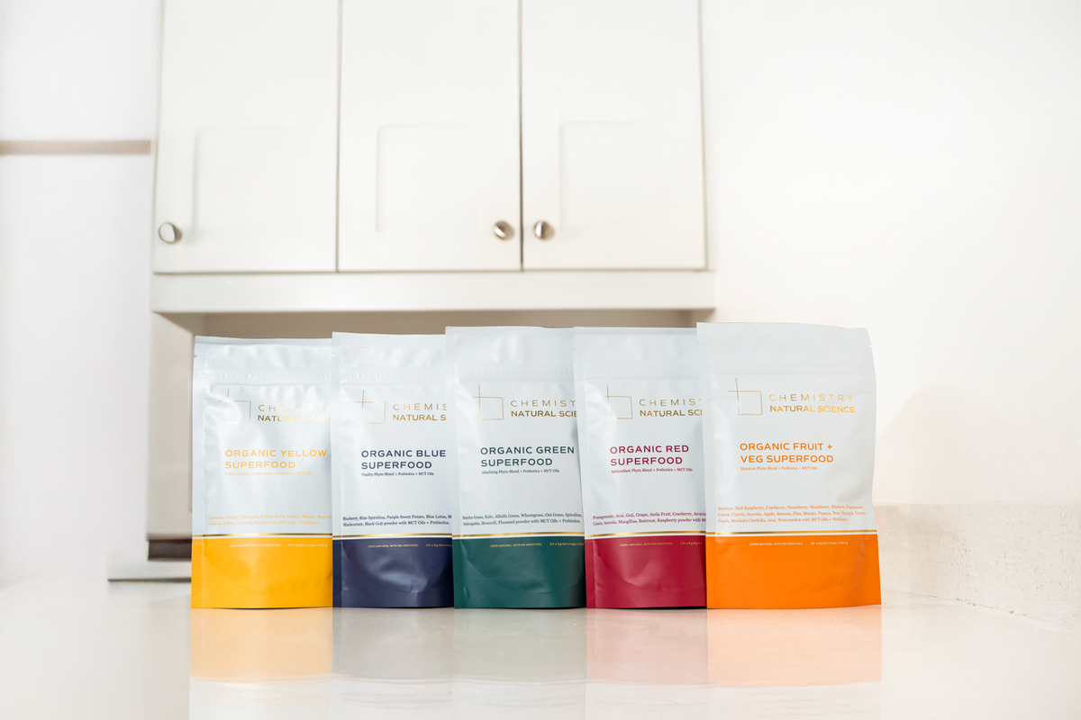 Superfood Collection - Organic Plant-Based Blends with Prebiotics & MCT