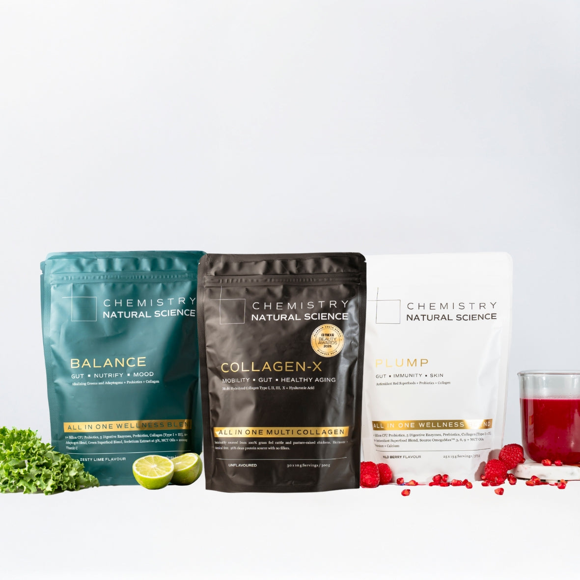 Complete Wellness Trio - Plump + Balance + Collagen-X | CNS